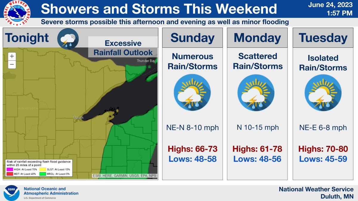 Nws Duluth On Twitter Another Round Of Showers And Storms Are