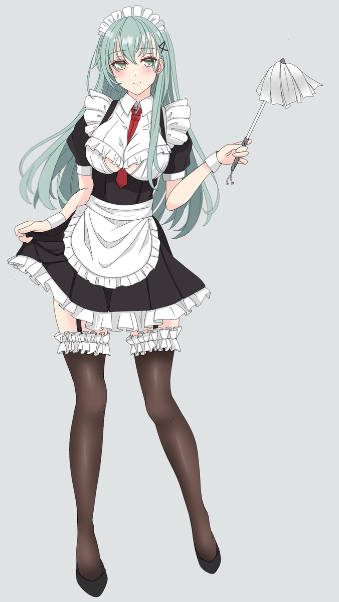 鈴谷 艦隊これくしょん 「メイド鈴谷 」 🥚にたまこ🍳のイラスト