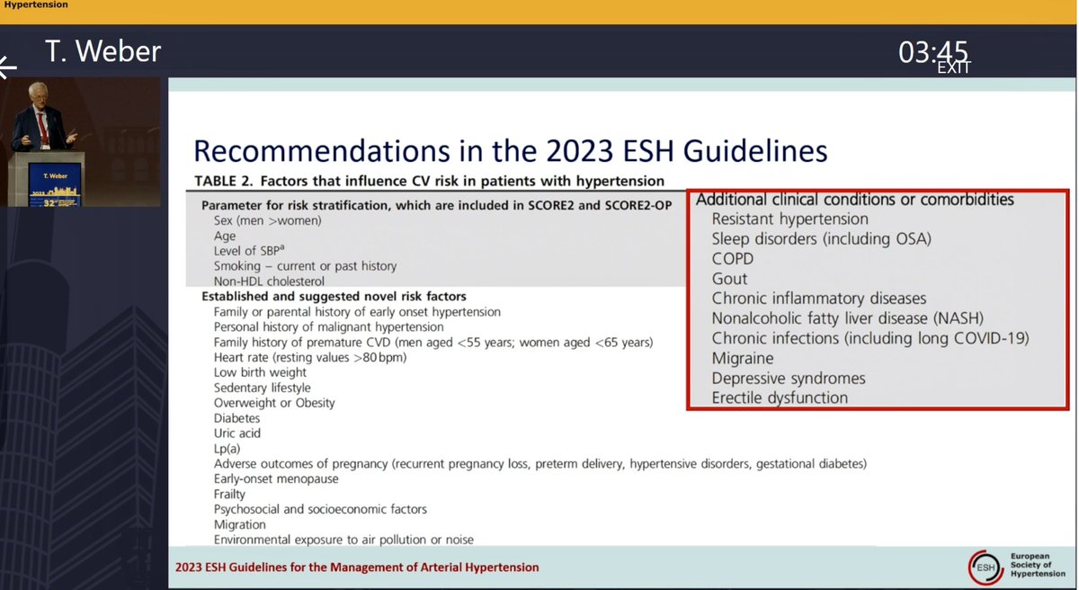 New ESH Guidelines: For these new recommendations, the evidence was ...