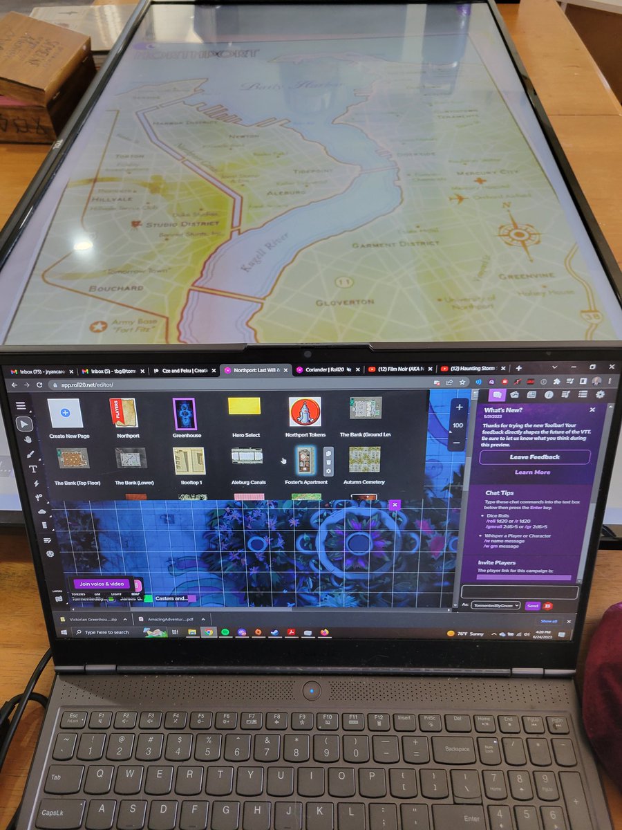 Roll20 on Twitter: "RT @TrmntdByGnomes: First time using @roll20app for hybrid play with a ...