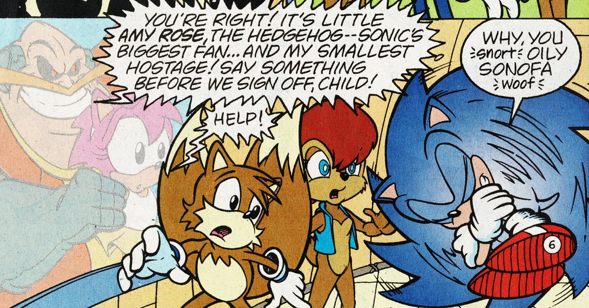 Sonic The Hedgeblog on Twitter: "Sonofa *woof* Archie's 'Sonic The Hedgehog' #25"