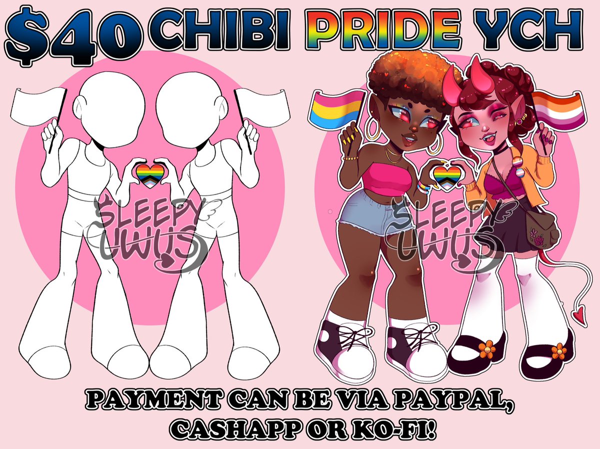 💖SLEEPY (COMMS OPEN) ️ on Twitter: "Quick commission + YCH promo post bc life is tricky and ...