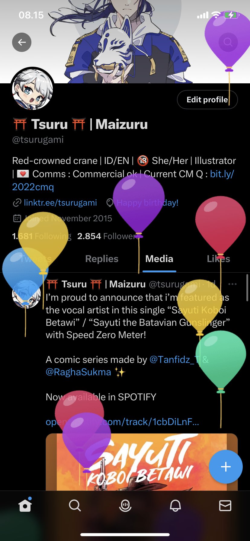 ⛩ Tsuru ⛩ | Maizuru on Twitter: "It’s me balloon day!!! https://t.co/uv5HsrEq6w" / Twitter