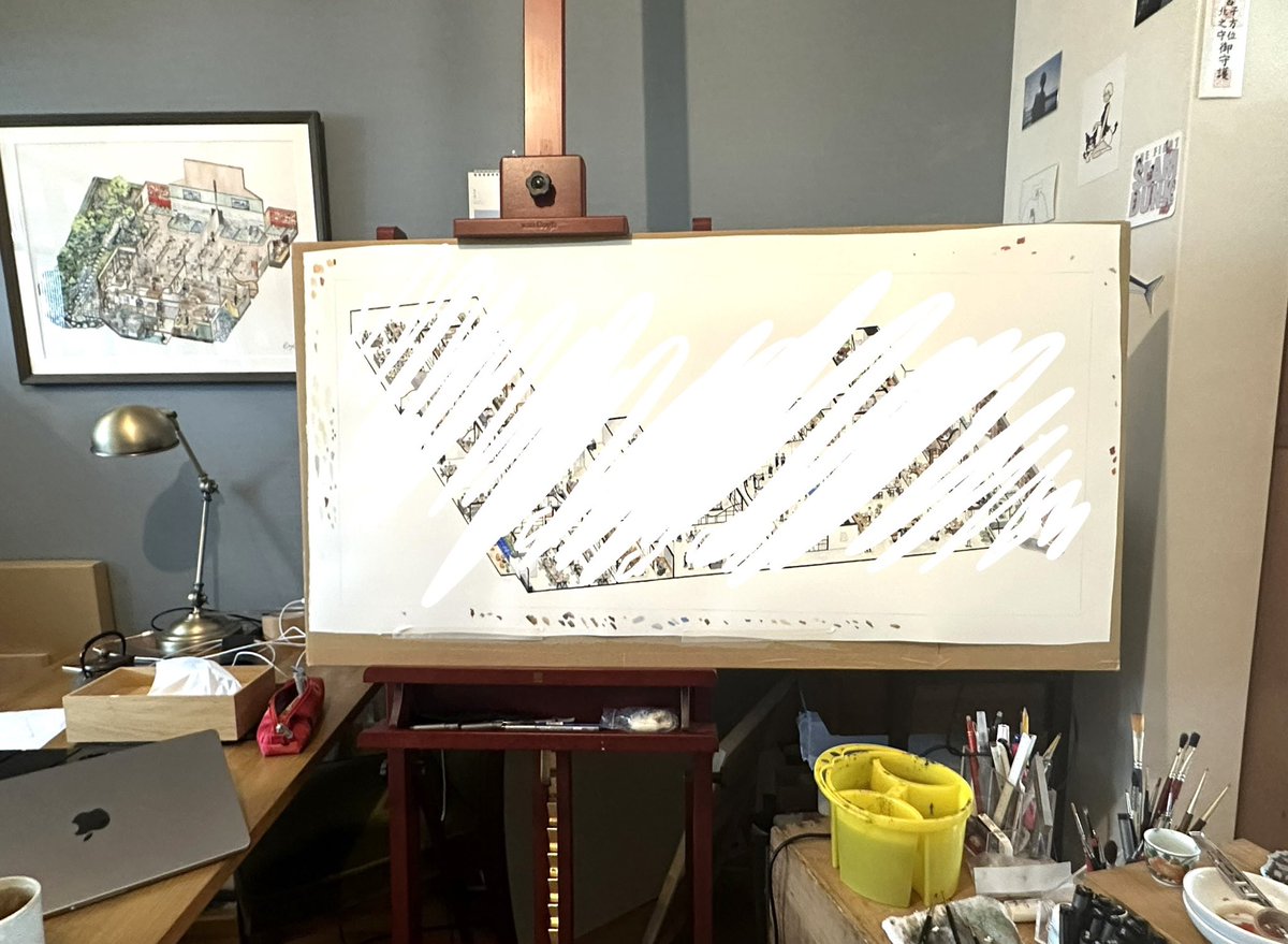 塩谷 歩波／Honami Enya on Twitter: "4月から取り組んでいた絵がようやく完成しました…初の1m超えの絵でハラハラしてたけど終わってよかったぁ。。 あともう一枚もがんばるぞ"