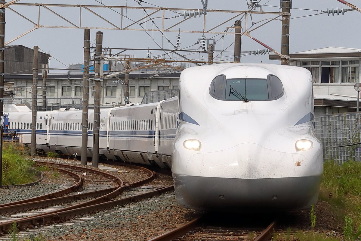 ののぱぱ on Twitter: "2023年6月25日(日) JR東海様 浜松工場より N700S 新幹線確認試験車 J0編成 浜松上り2番線より 浜松工場へ入場されました♪ なにか ...