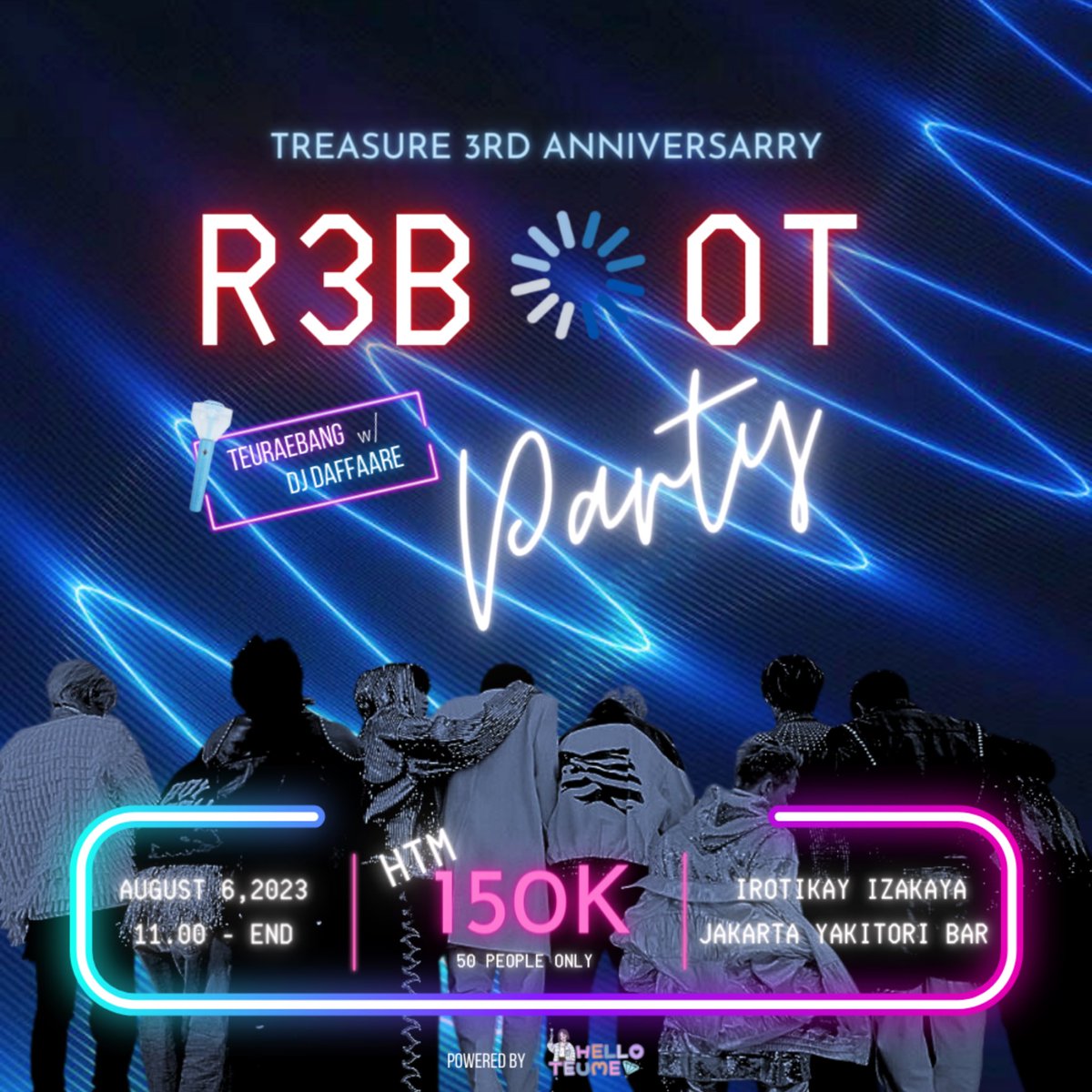 R3BOOT PARTY Coming Soon! on Twitter: "R3B💣OT PARTY with DJ Daffaare Special Event Celebrate 3rd ...