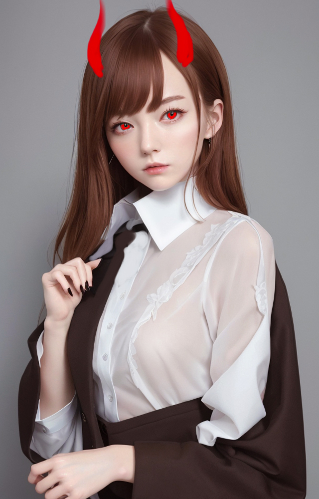 メガネとチョーカー on Twitter: "AI フリーハンド #パワー #AIイラスト"