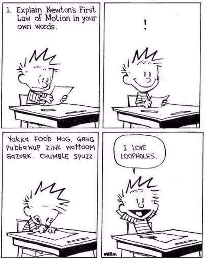 Newtons First Law Of Motion Cartoon