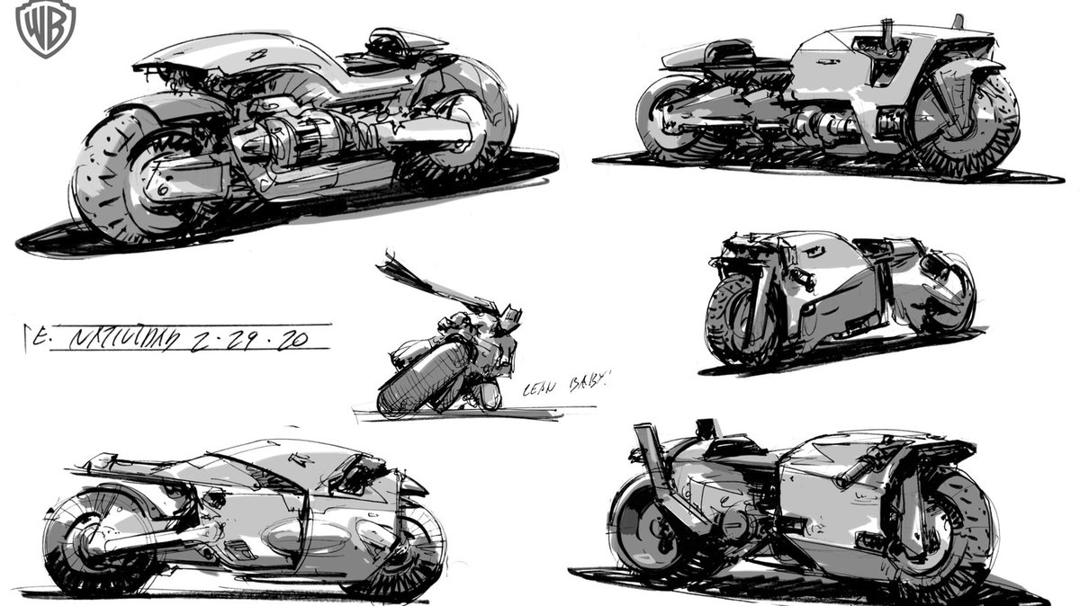 Mikhail Villarreal🦇‏ on Twitter: "Early Ideas of Affleck's Batman Batcycle for #TheFlashMovie ...