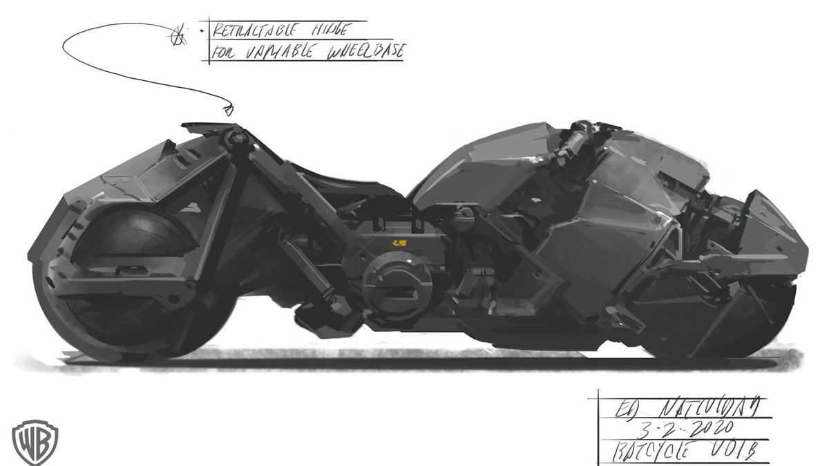 Mikhail Villarreal🦇‏ on Twitter: "Early Ideas of Affleck's Batman Batcycle for #TheFlashMovie ...