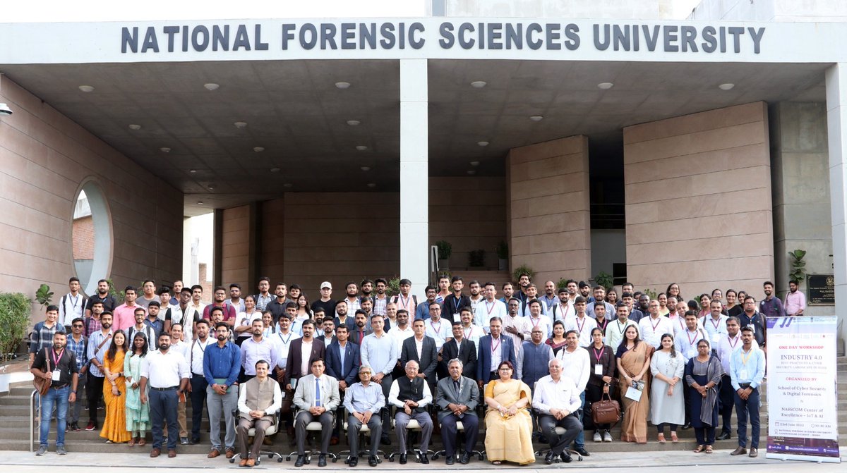 NFSU on Twitter: "The School of Cyber Security & Digital Forensic, NFSU has organized a one-day ...
