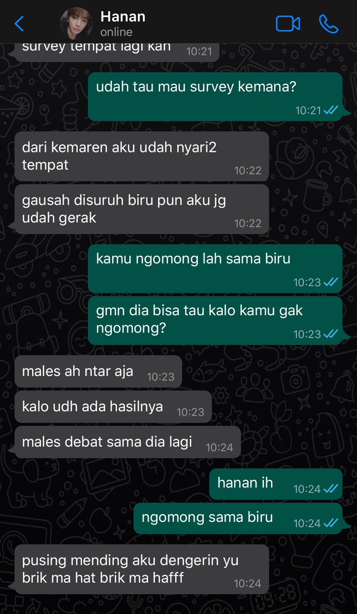 🍇 on Twitter: "hanan pusing semua pusing"