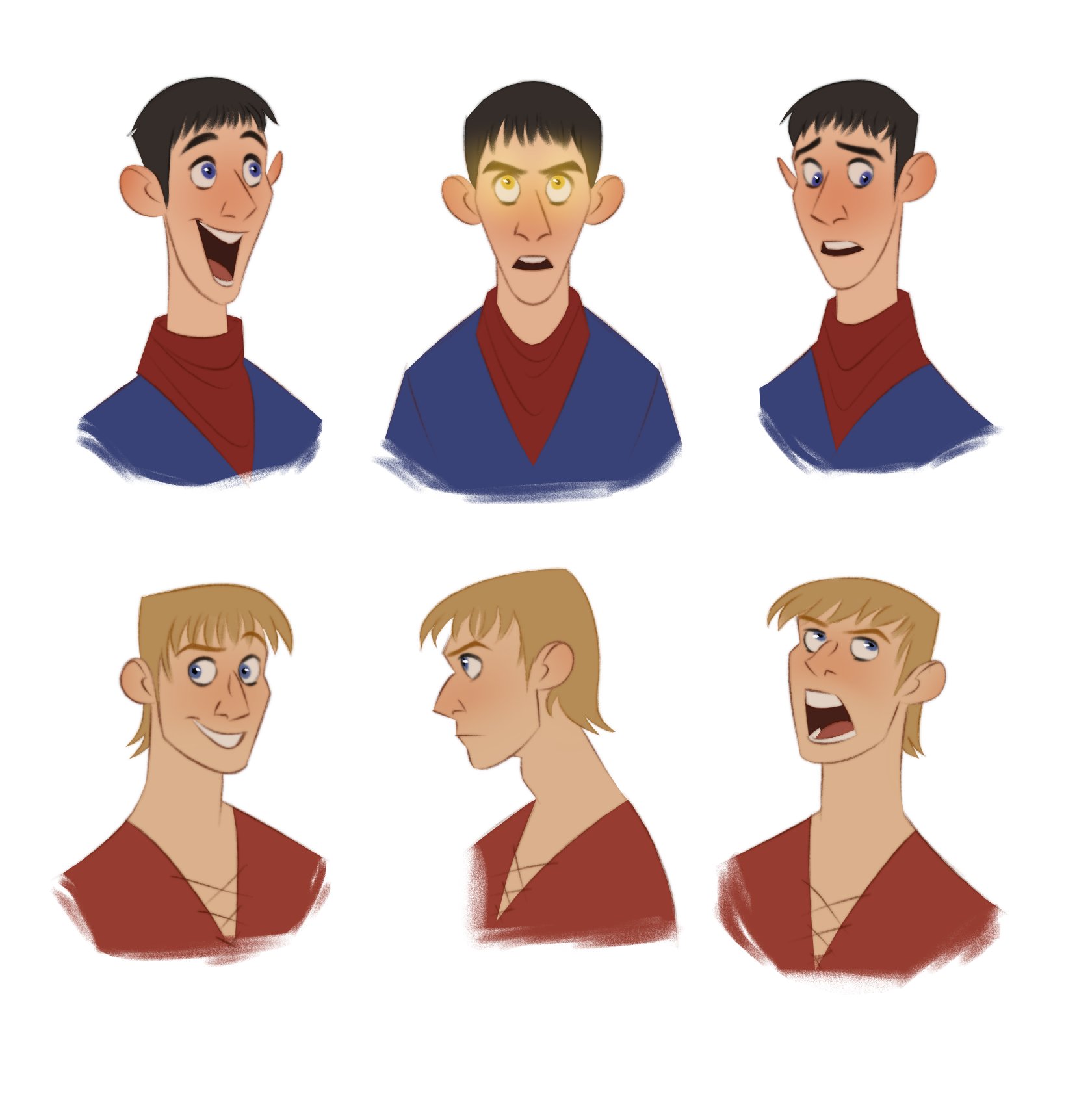 How To Draw Disney Style Men
