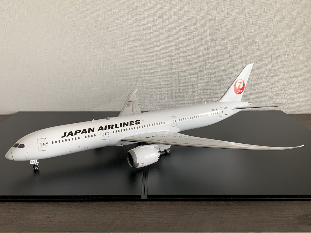 54K on Twitter: "JA881J 日本代表をマイアミに運んだ姿がカッコよかったことをきっかけにJALの789を制作。レジはJALの50機目の787である881Jに。美しいフォルム ...