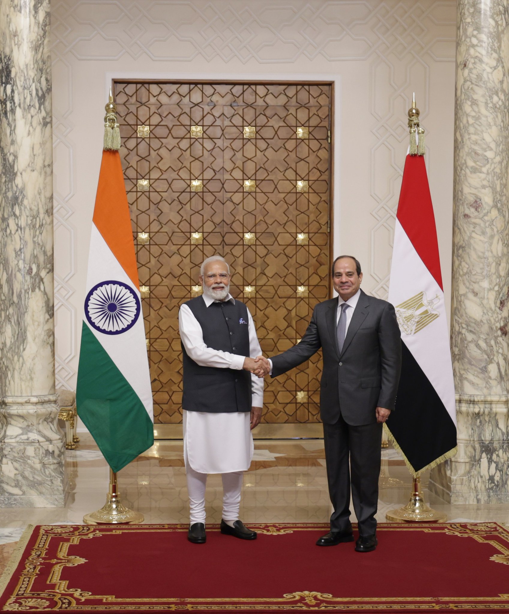 Narendra Modi on Twitter: "The talks with President @AlsisiOfficial were excellent. We reviewed ...
