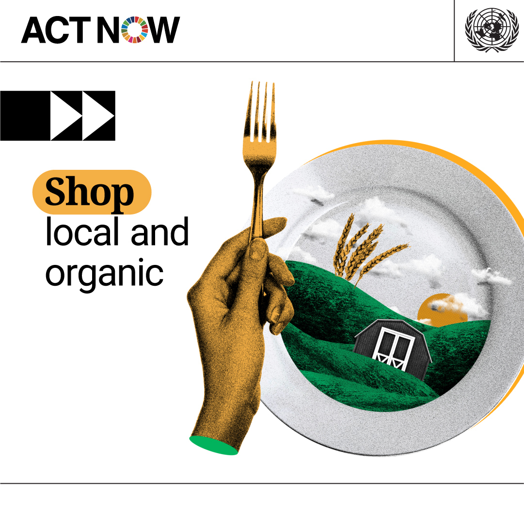 UN Vienna on Twitter: "Food production, transport and disposal all contribute to greenhouse gas ...