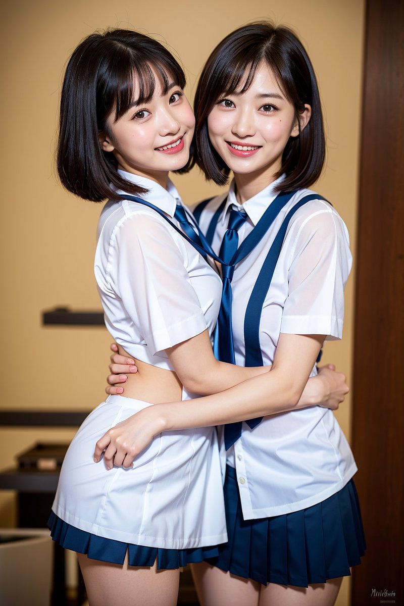 laundryken on Twitter: "cute. #stablediffusion #schoolgirl #jk"