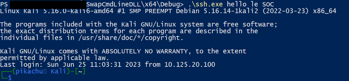 OtterHacker on Twitter: "Swapping commandline argument at runtime on Windows signed binary ...