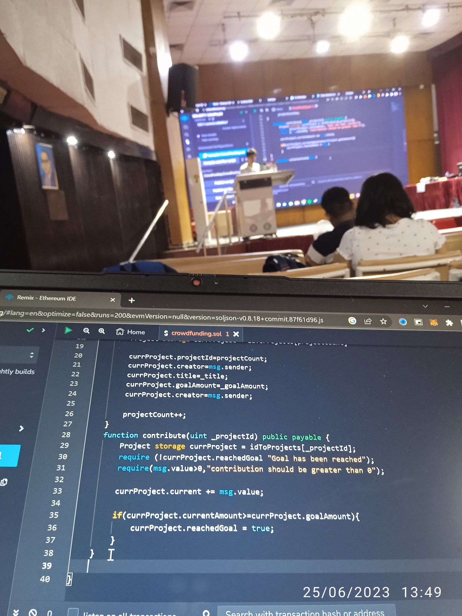 Shikhar Singh on Twitter: "Attending 5irechain workshop at IGDTUW, really excited to deep dive ...