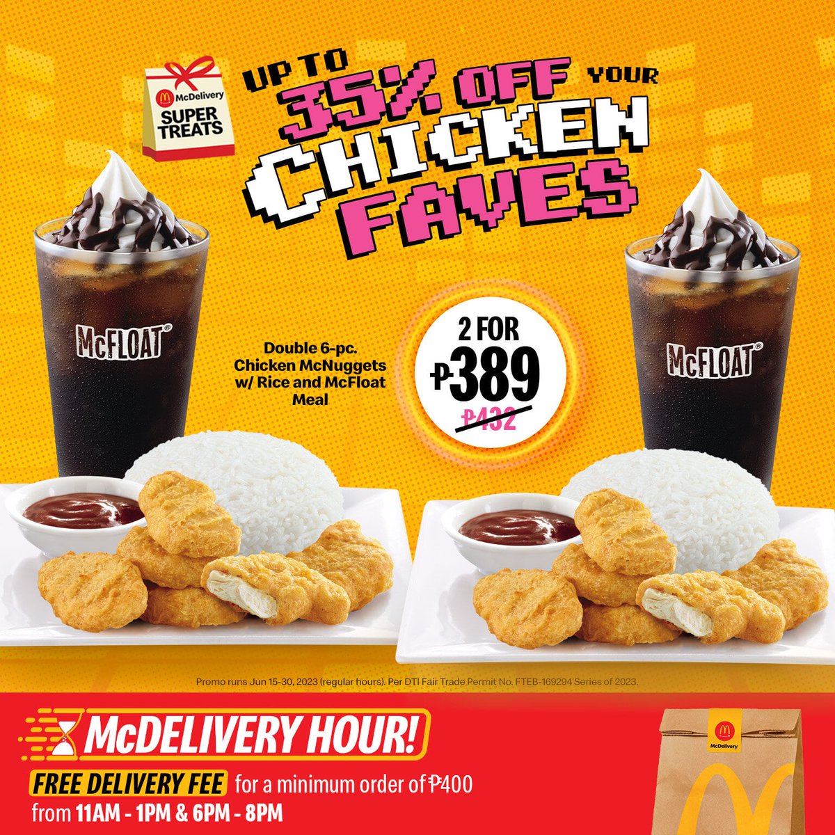 McDo Philippines on Twitter: "Nakapag-McDelivery ka na ba? May discount ka na, may free delivery ...