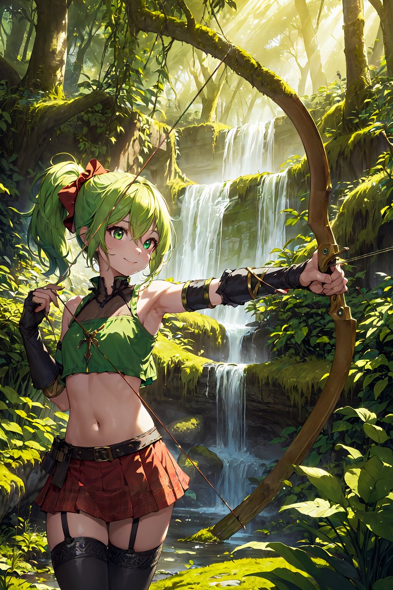 ハトラ@AIイラスト on Twitter: "RT @shige3_ai: しげさん2度目の弓チャレンジ敗北🏹 一応成果を... そのうちまたリベンジします🫠 これはただの茶色の線から作った ...