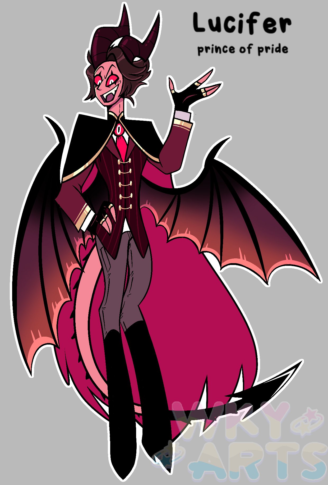 Lucifer Demon Of Pride Pride Geddon (Lucifer) By SKWEEMCGEE On