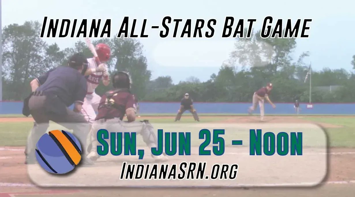Indiana SRN on Twitter: "It's #GAMEDAY! ⚾️ >> Indiana Baseball All-Stars Wood Bat Game 🌟 ⌚️ ...