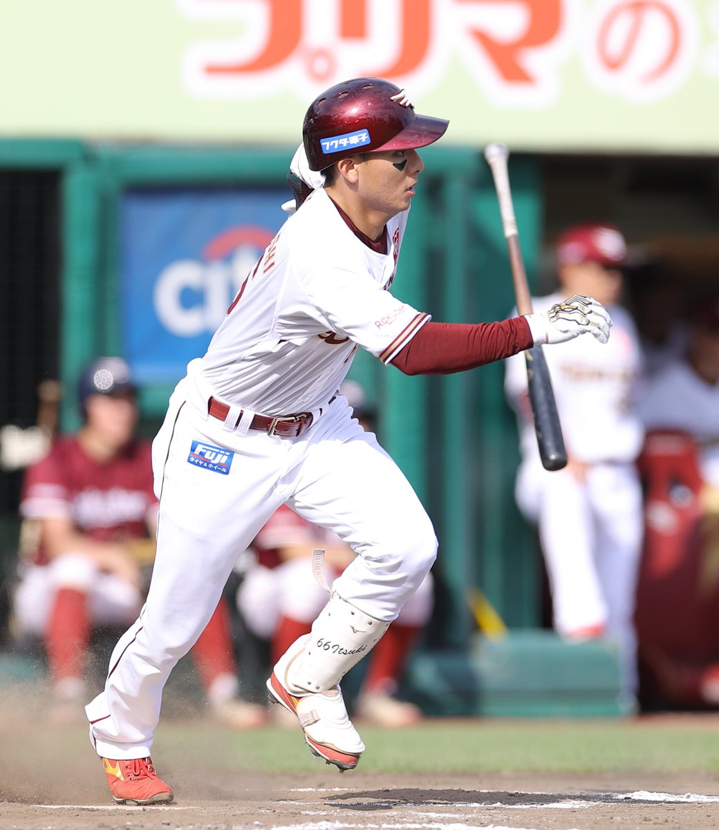 サンスポ×EAGLES on Twitter: "【楽天ｰ西武】25日、6回に二塁打、8回に中前打を放った村林一輝選手、小郷裕哉選手の遊ゴロの間に生還した。2安打1得点の活躍。https ...