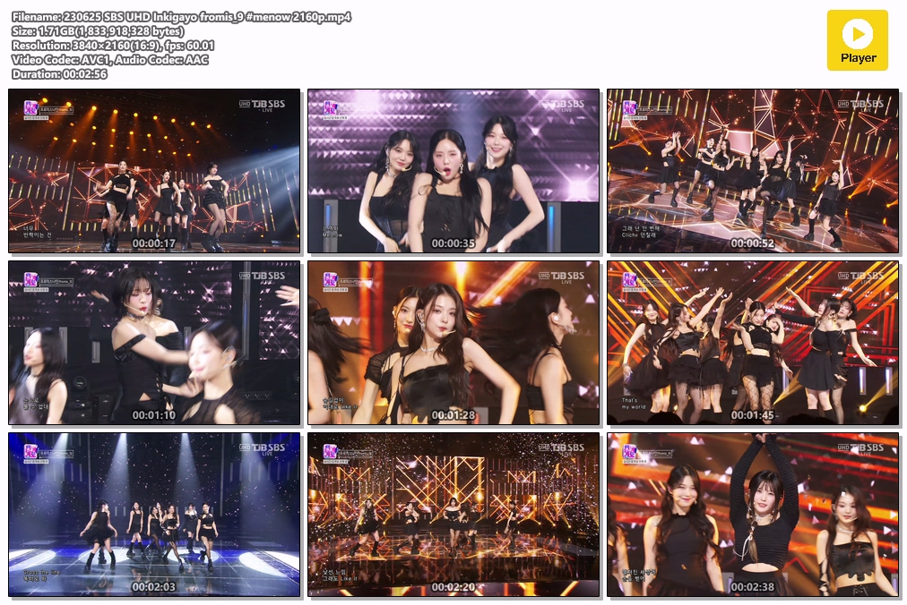 KpopBuzzHub on Twitter: "230625 SBS UHD Inkigayo fromis_9 #menow 2160p https://t.co/QidafO7N5h # ...