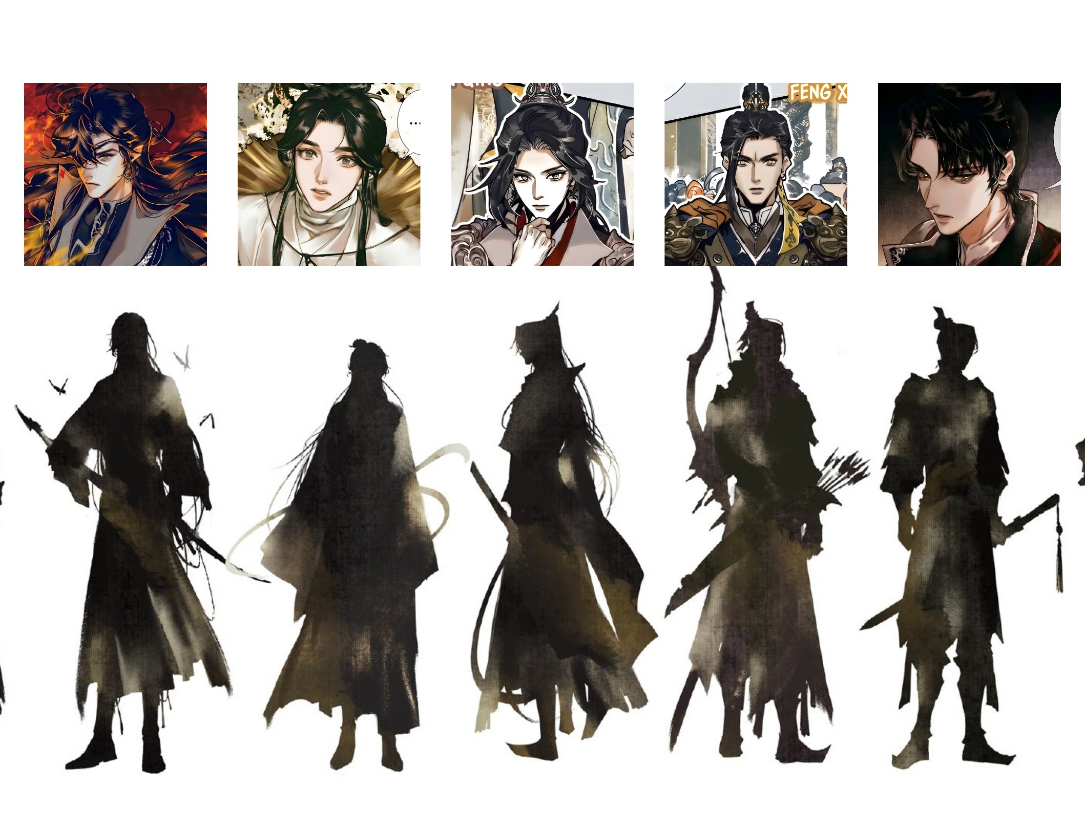 shieru 🦋🌼 • Xie Lian's month! (⁠ ⁠•⁠ᴗ⁠•⁠ ⁠) on Twitter: "Mei Nianqing, Yushi Huang, Ling Wen ...