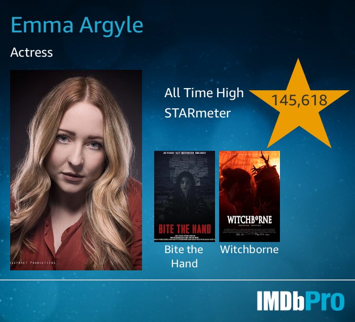 Joel on Twitter: "RT @emma_argyle: IMDb card - still another credit to appear! I’m having so ...