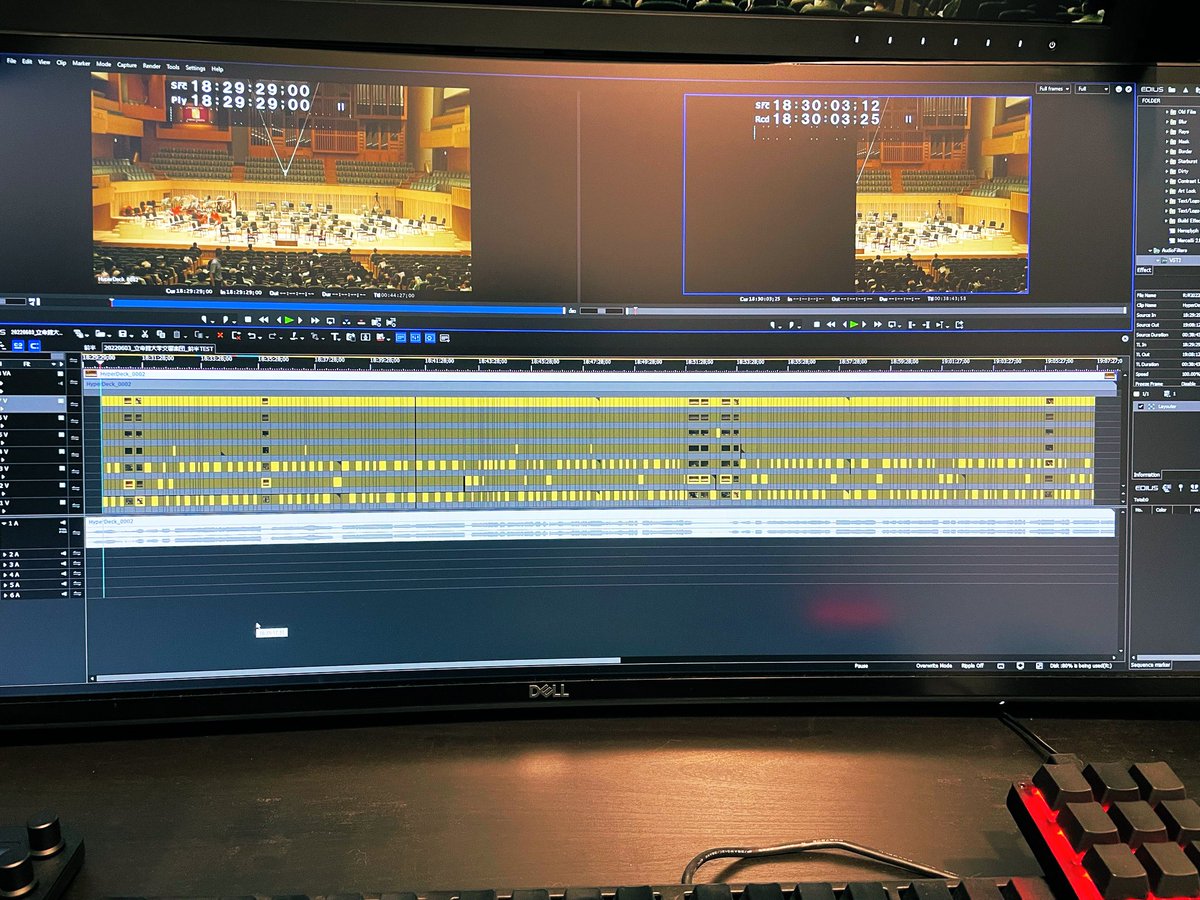 timecode-lab./タイムコード・ラボ on Twitter: "Switching Loggerの活用。1年ほど前のお仕事ですが、オーケストラ公演を生配信しながら、スイッチングログも ...