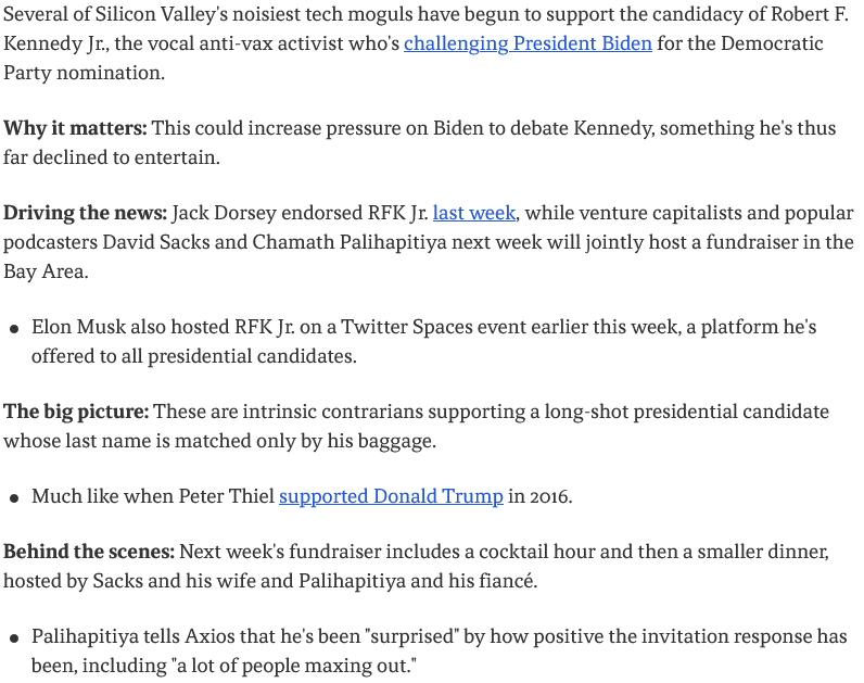 The host of the Twitter Space in which Ron DeSantis announced his ...