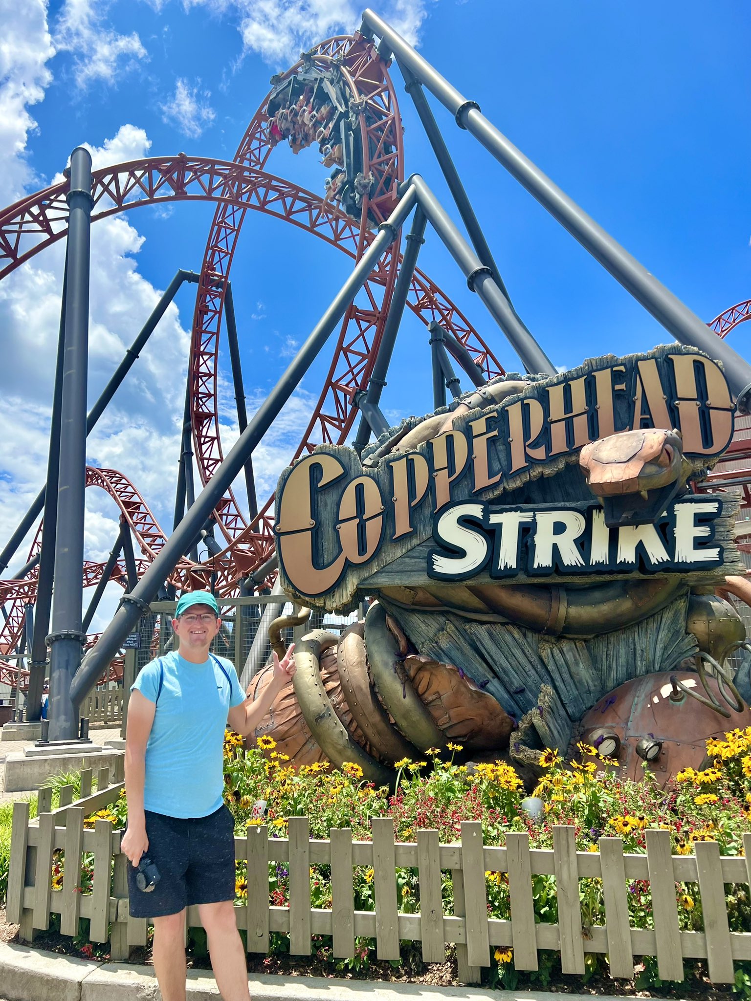 Theme Park Worldwide on Twitter: "The very photogenic Copperhead Strike at Carowinds 🐍 We love ...