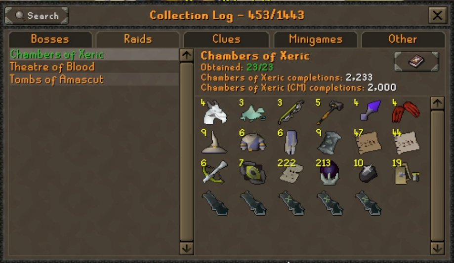aaty (Add Blue Inferno to OSRS) on Twitter: "2000/2000 CoX CM Complete with a 3x log (missing a ...