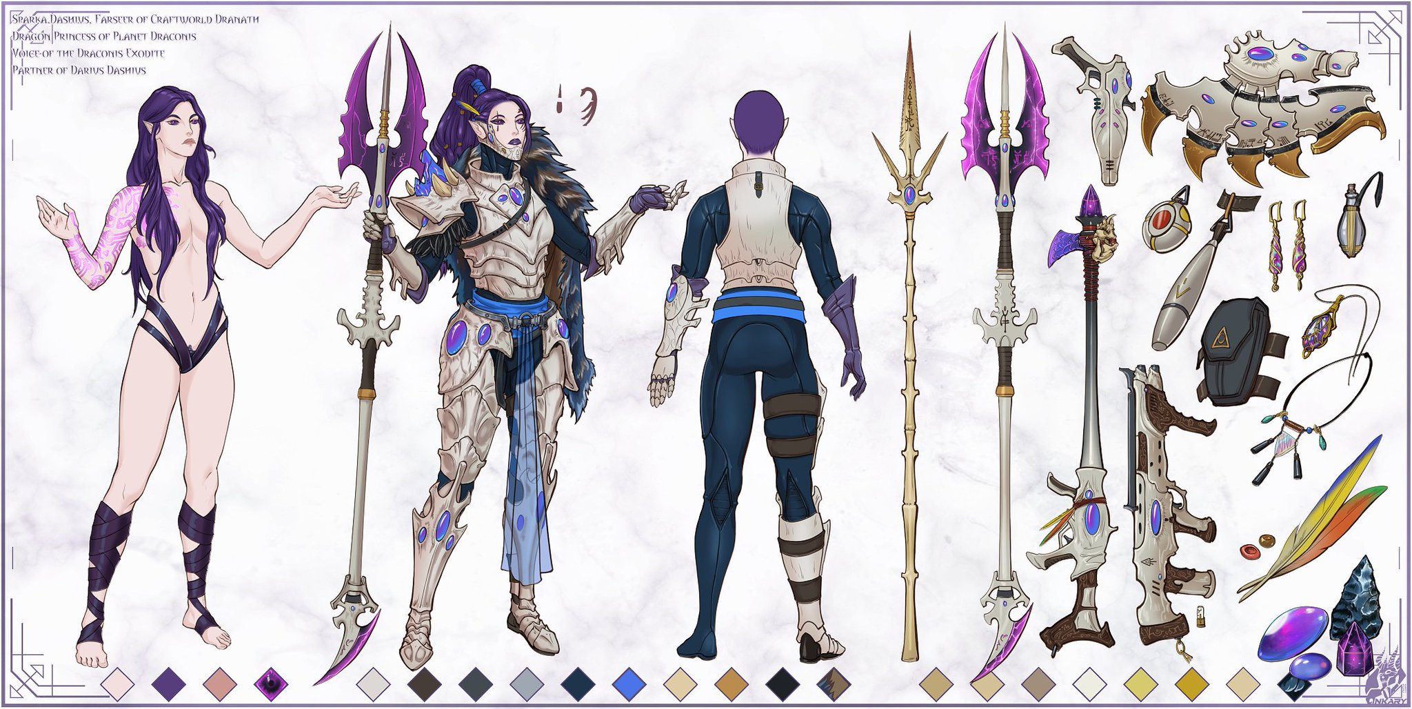 阴卡丽 🔞 on Twitter: "Finished reference sheet of Sparka for Baronofcaring Featuring a duel disk ...