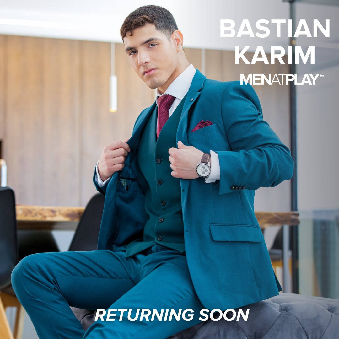 MENATPLAY.com on Twitter: "#ManCrushMonday ♥️ The young suited stud, Bastian Karim, returns to ...