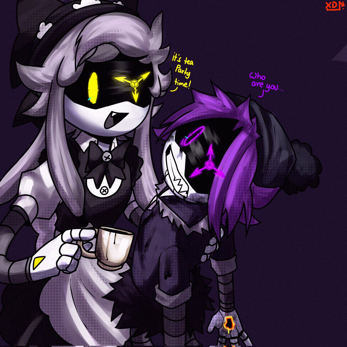 Xd On Twitter A Tea Party ☕ Murderdrones Uzi Cyn