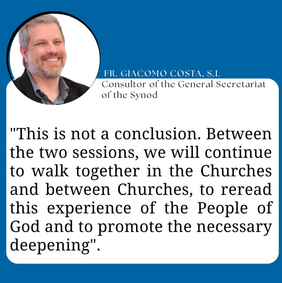 Rod Dreher on Twitter: "Synodality, man: "This is not a conclusion. Between the two sessions, we ...