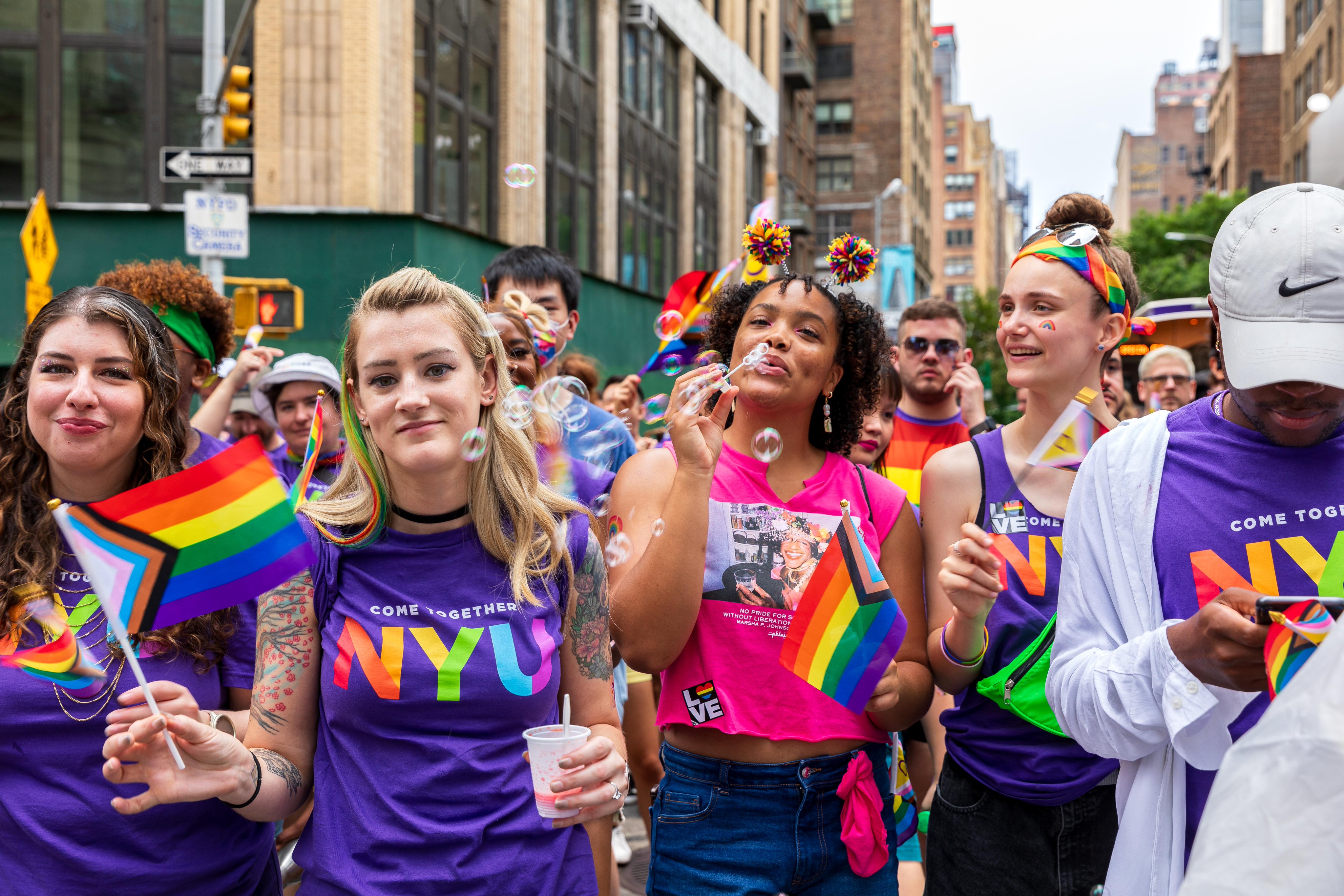 New York University on Twitter: "NYU and @nyulangone representing with #VioletPride at @NYCPride ...