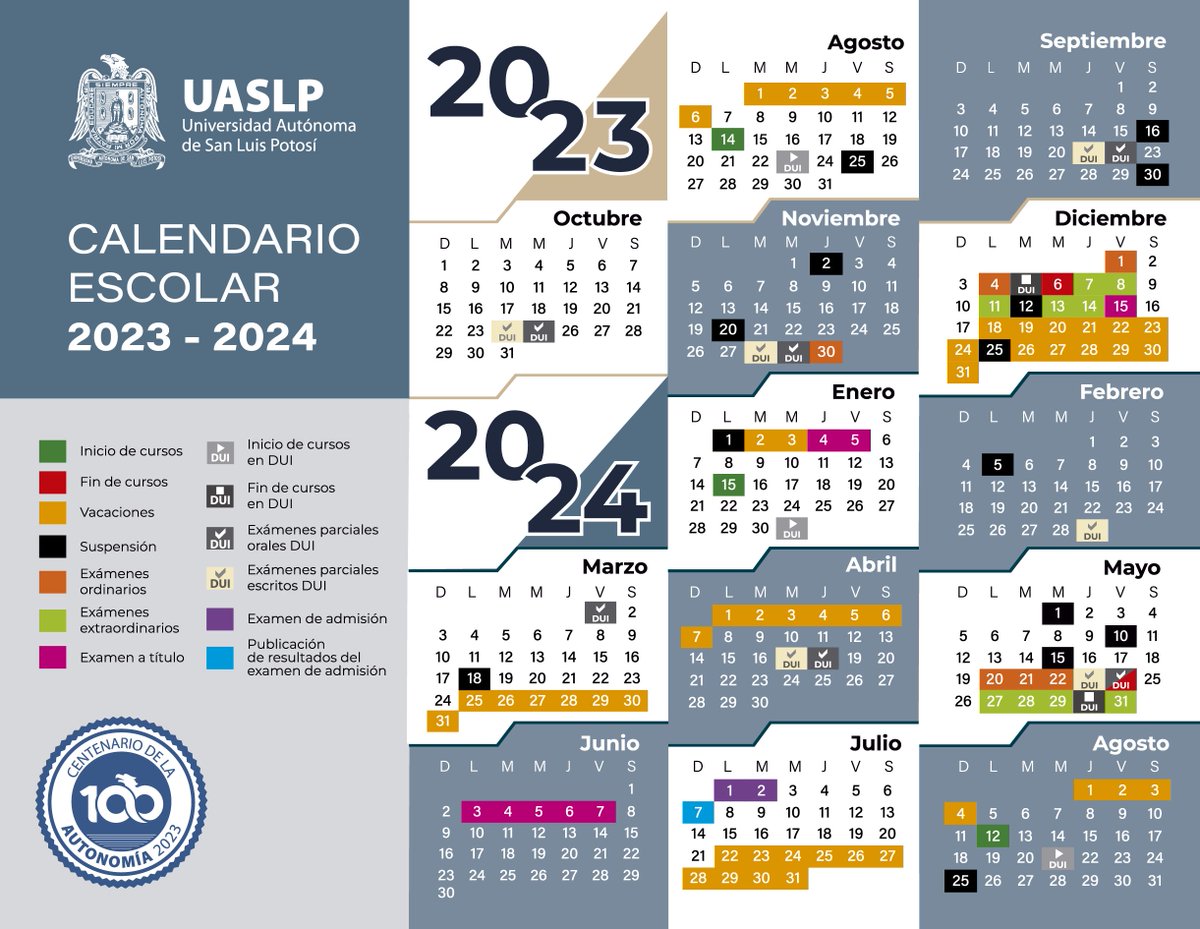 Calendario Escolar 2023 2024 Uaslp - Image to u Calendario Escolar 2023 2024 Uaslp - Image to u