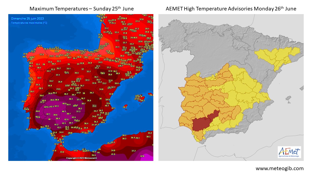 Spain Average Temperature Map Analysis Of Climate Change Effects On