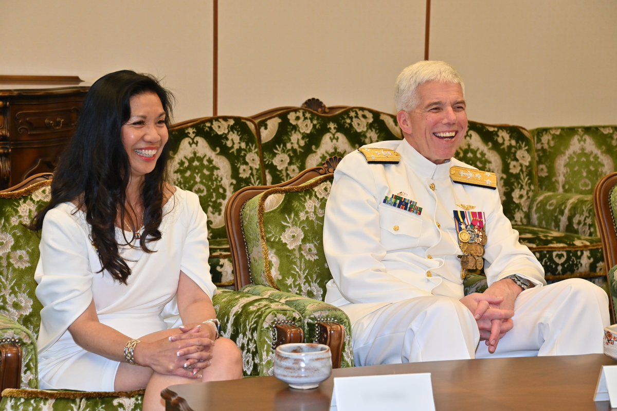 Japan Maritime Self-Defense Force on Twitter: "23 JUN, ADM Sakai, Chief of Staff, JMSDF received ...