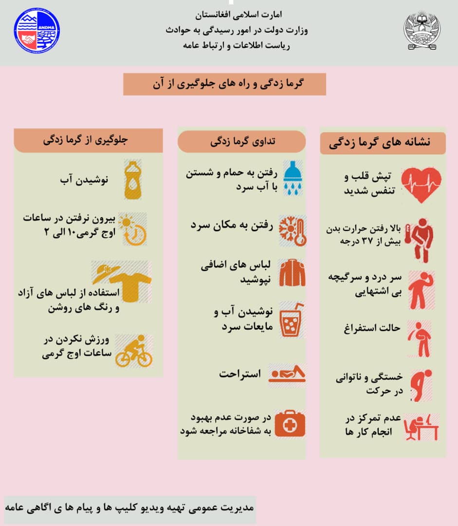 وزارت دولت در امور رسیدگی به حوادث On Twitter گرما زدگی عدم توانایی