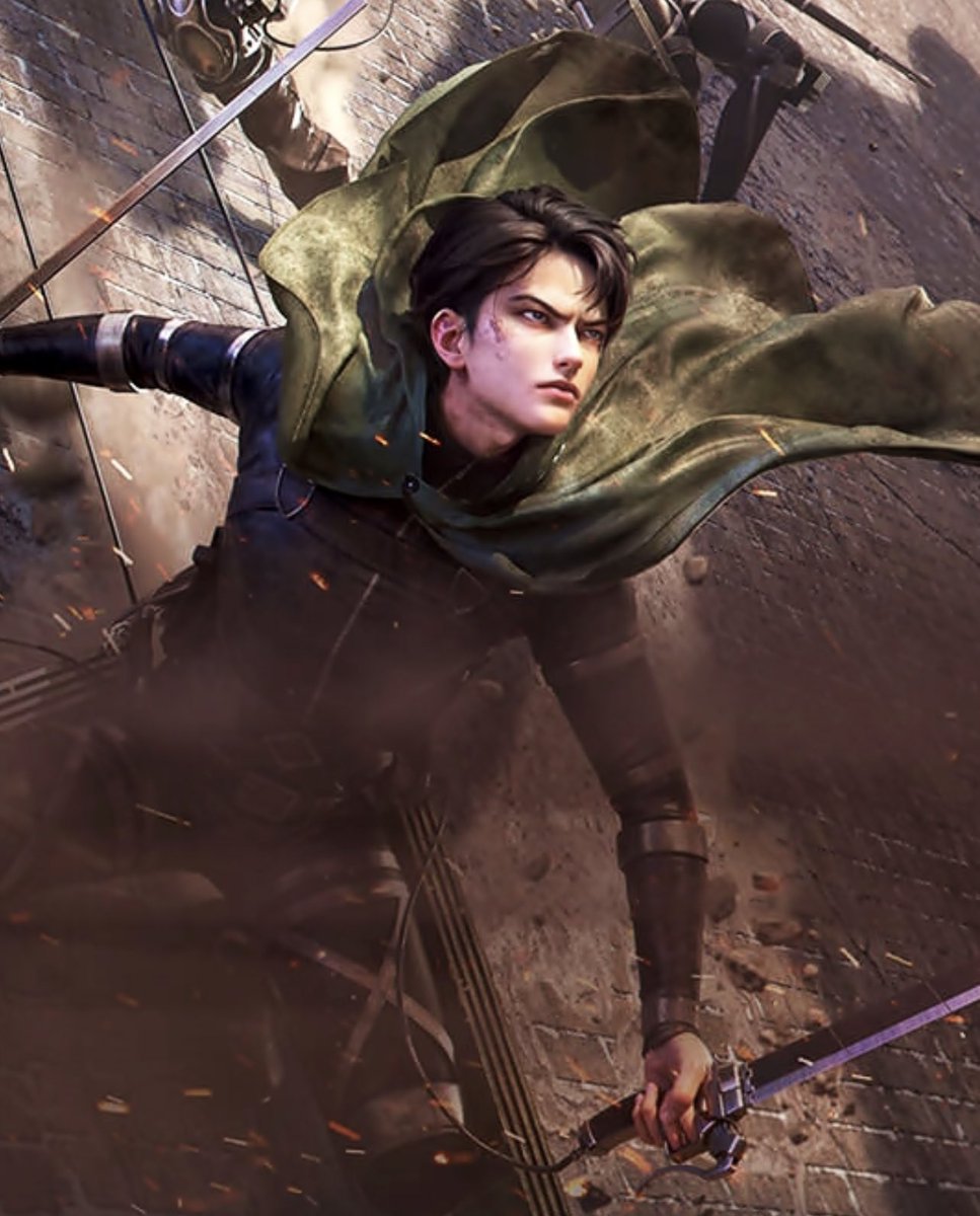 levi content on Twitter: "new realistic levi ackerman in attack on titan x lifeafter mobile game"