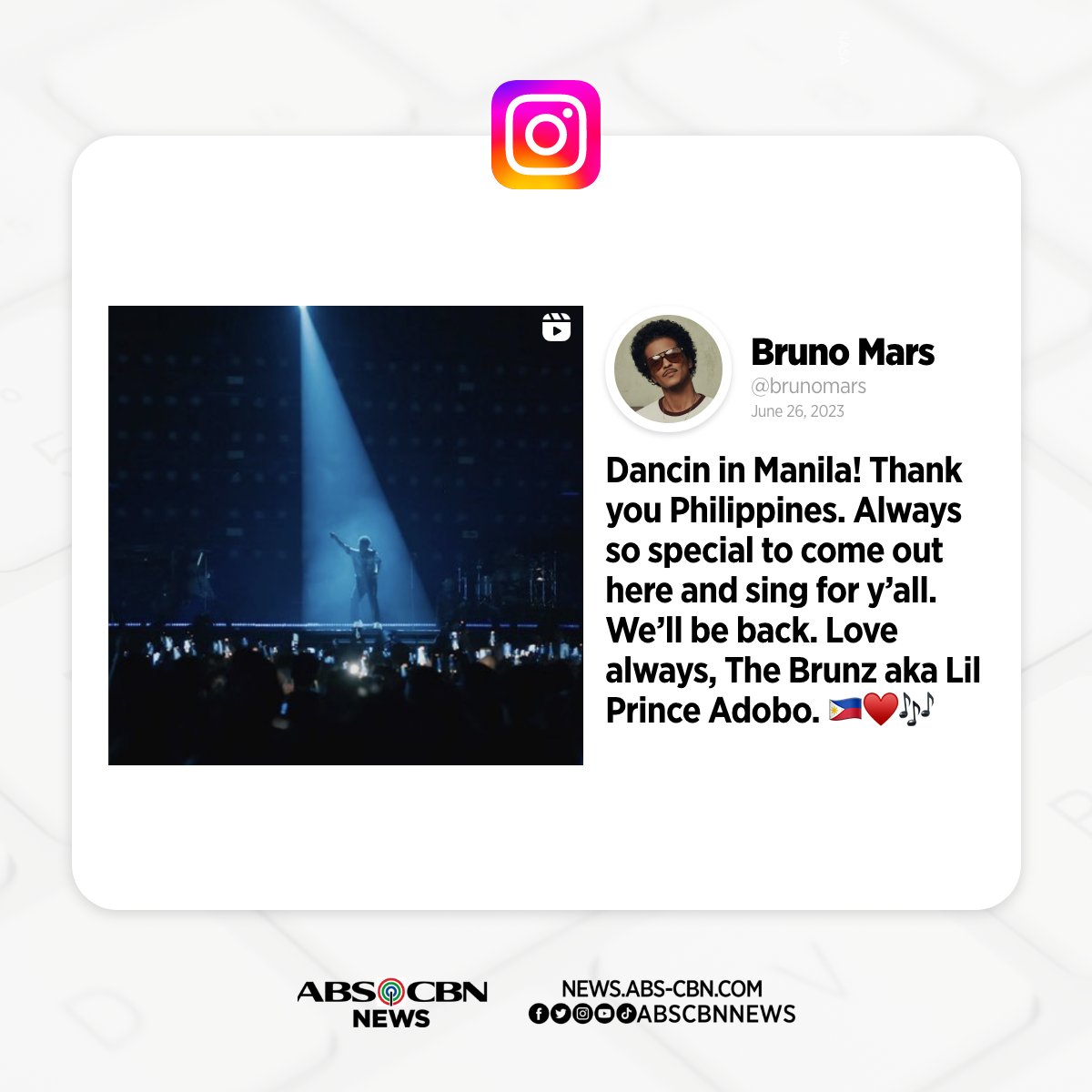 Abs Cbn News On Twitter Love Always The Brunz Aka Lil Prince Adobo