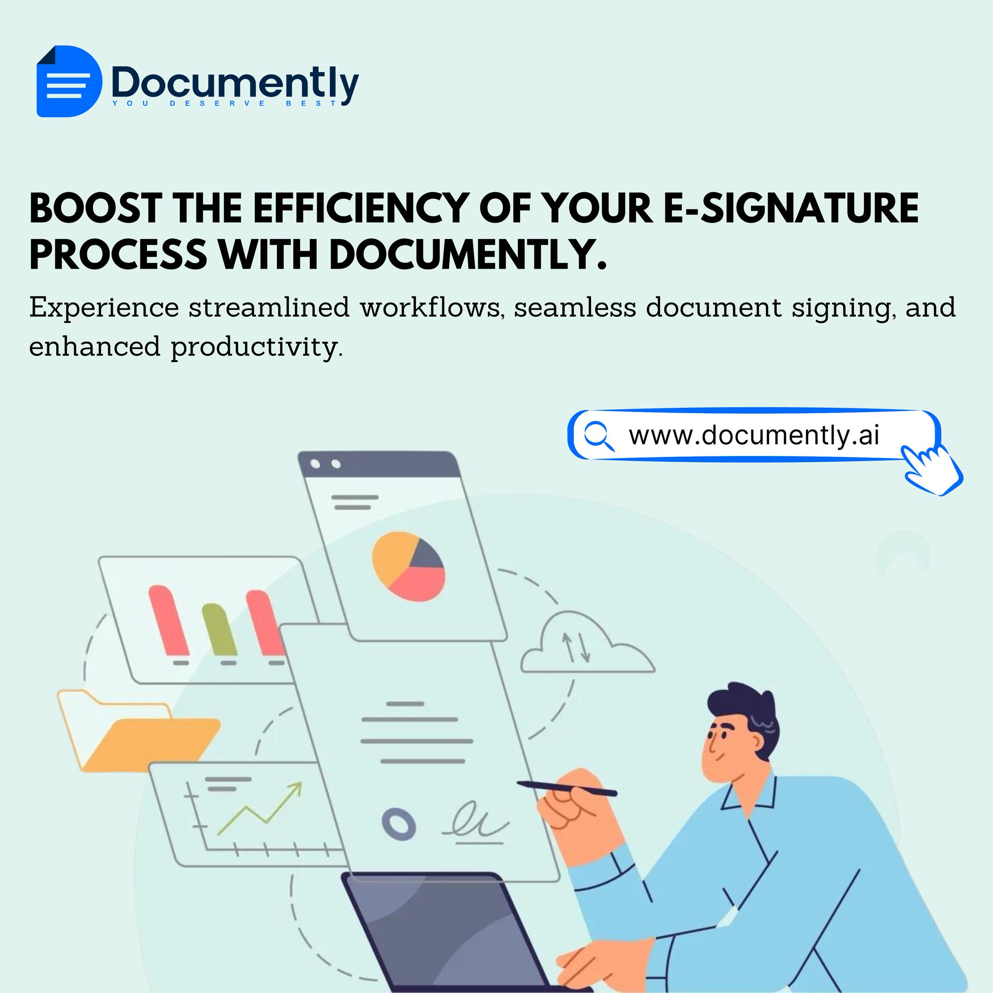 Documently.ai on Twitter: "Simplify your document signing process with Documently user-friendly ...