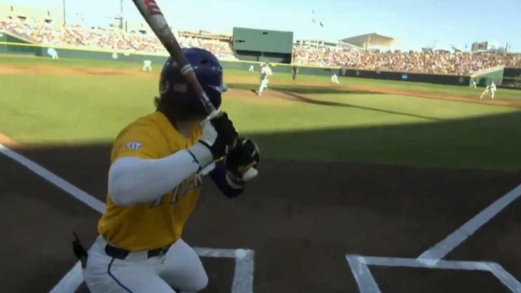 For The Win on Twitter: "Umpire cam from the College World Series shows how scary it is to get ...