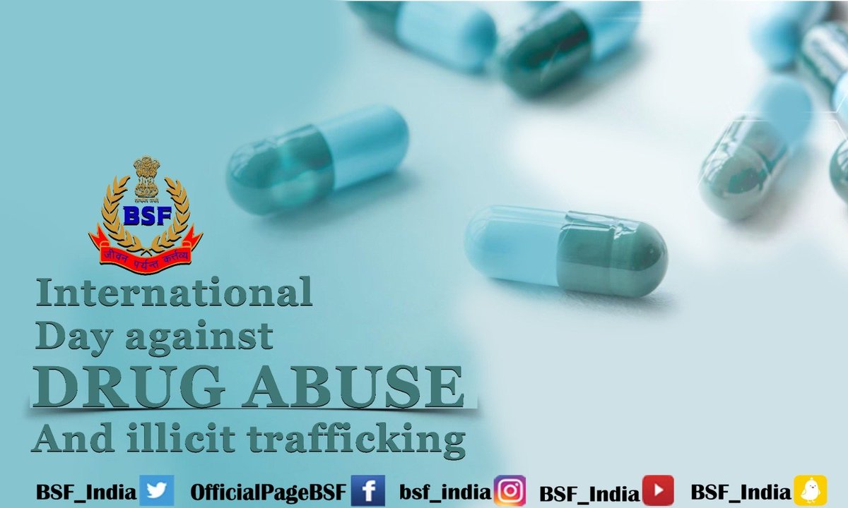 CEDCO BSF BENGALURU on Twitter: "RT @BSF_India: On this International Day Against Drug Abuse and ...