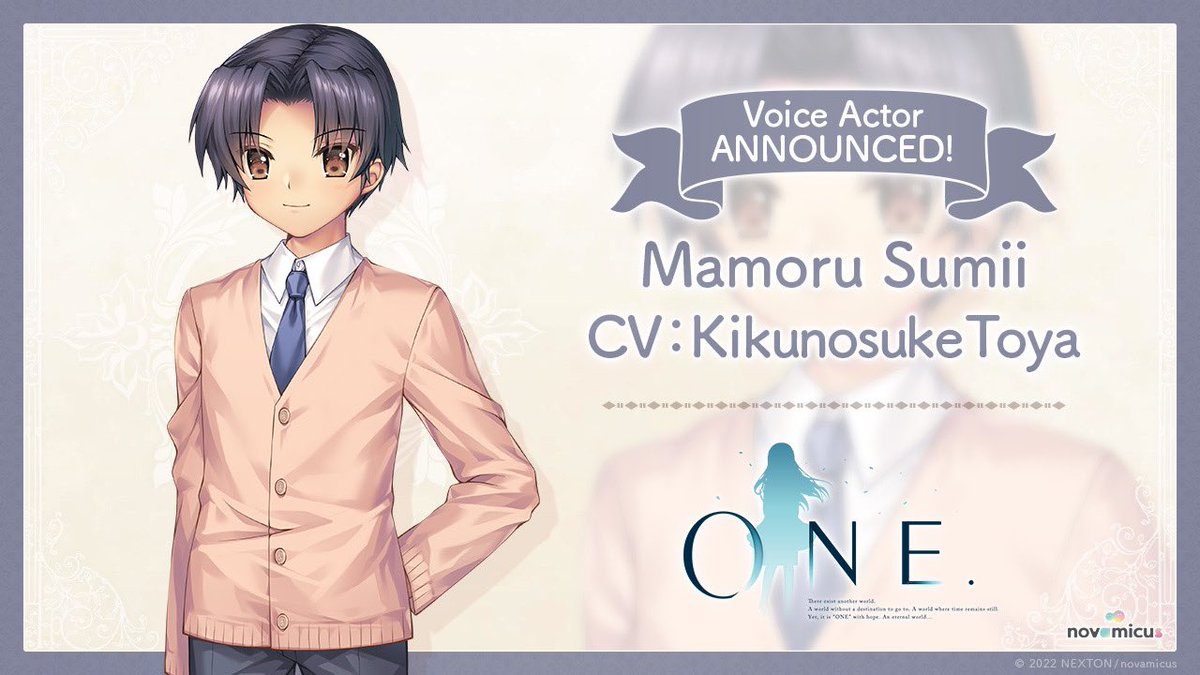 novamicus公式＠「ONE.」12月22日(金) 発売予定 on Twitter: "#ONE2023 #novamicus #ONEキャスト発表 #戸谷菊之介"